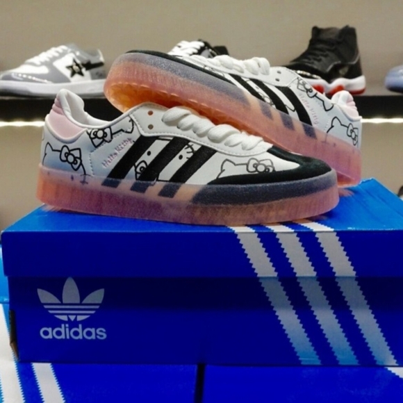 Hello Kitty | Shoes | Hello Kitty Adidas X Samba 2 Bubble Gum Black ...